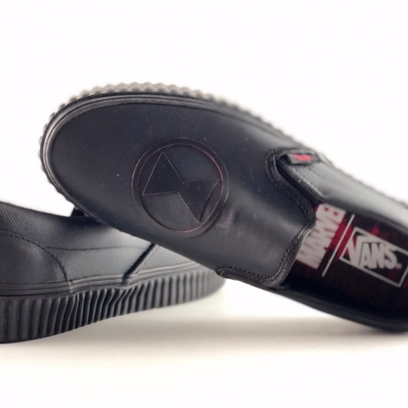 Vans | Shoes | Vans Authentic Classic Slipon Marvel Black Widow | Poshmark